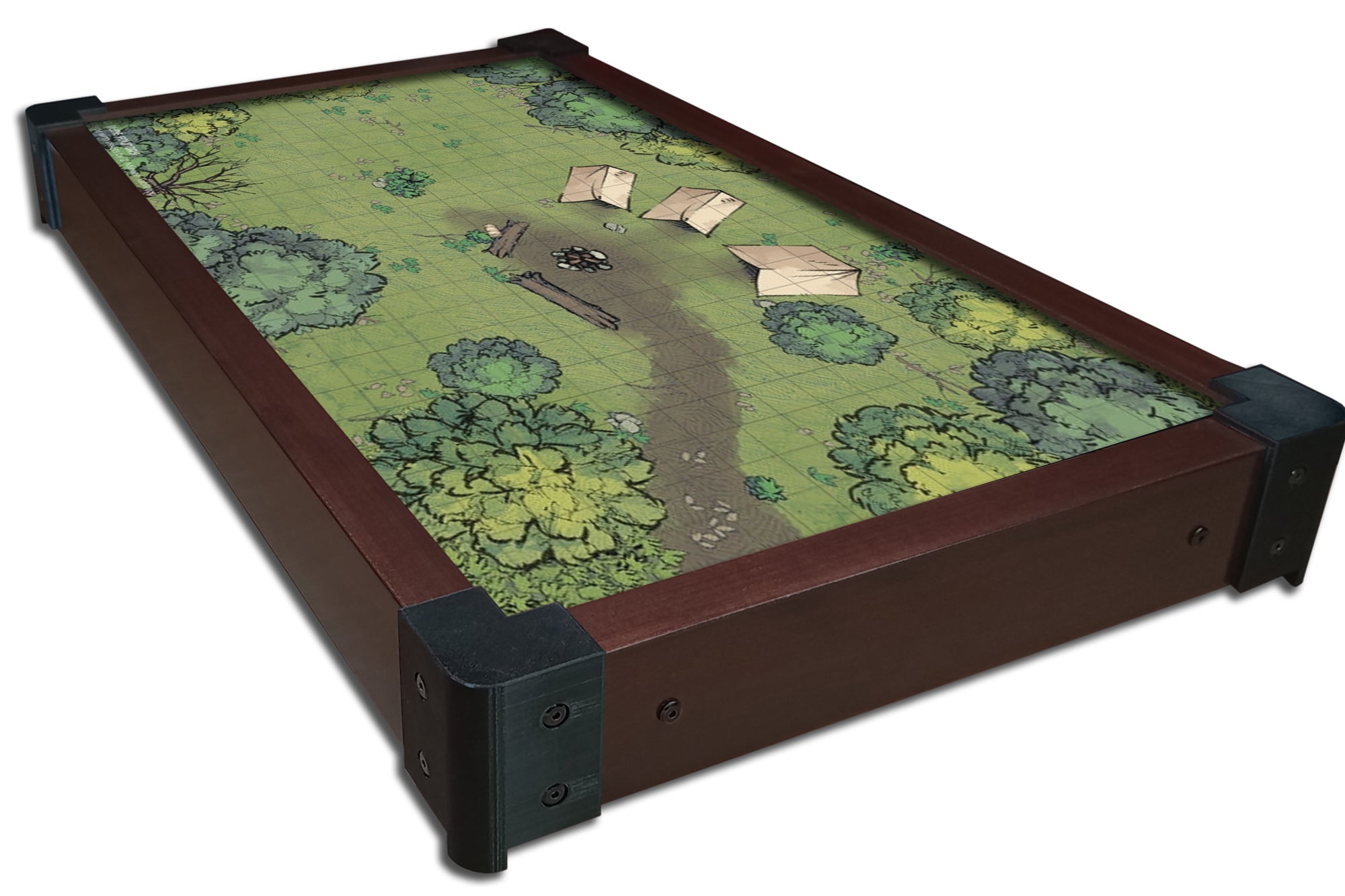 43" Digital Map Case - Wooden Frame with IR Touch Frame Included ...